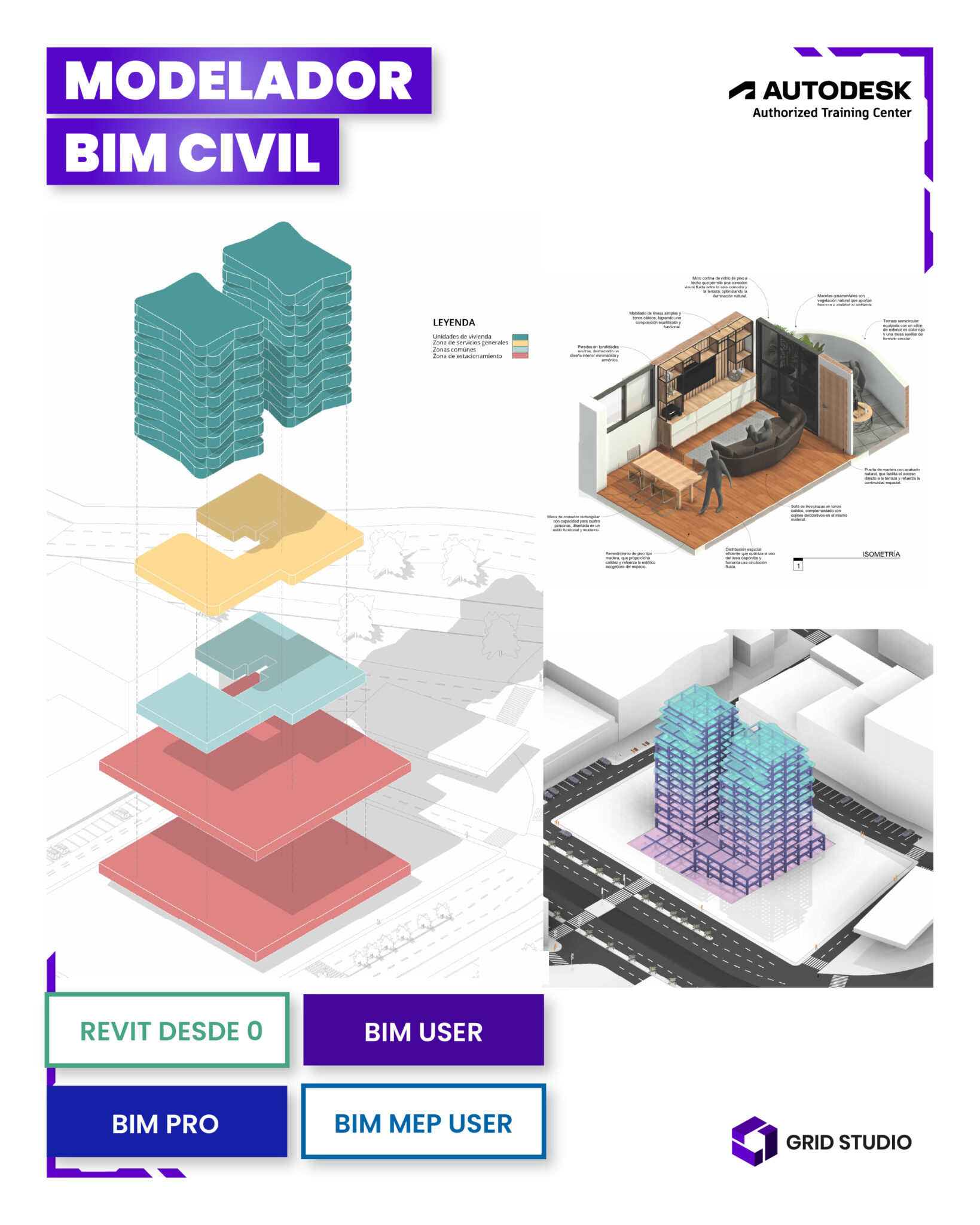 MODELADOR BIM CIVIL - Grid Studio
